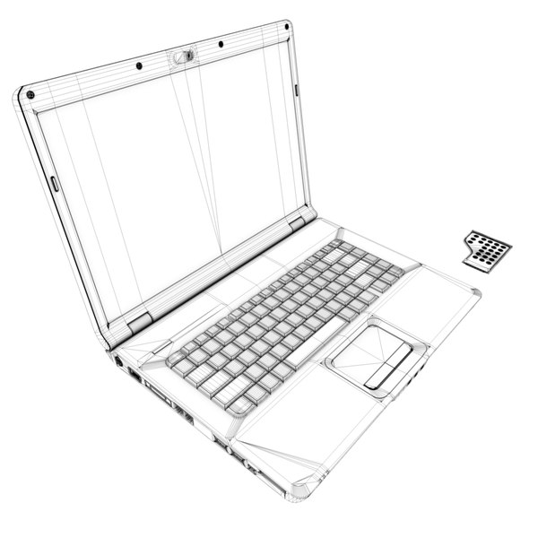 laptop 3d model