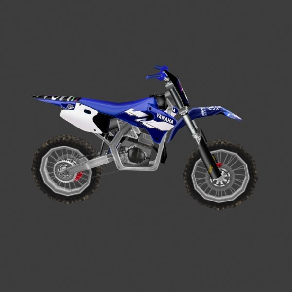 3d model dirt bike