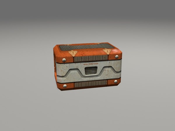 maya sci-fi crates
