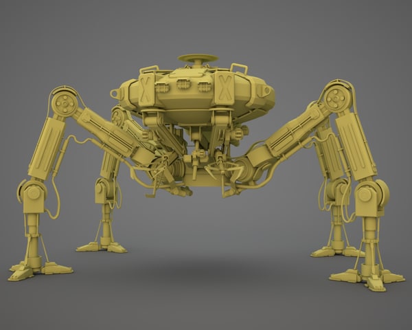 3d model of robot