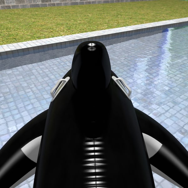 3d model of inflatable pool toy