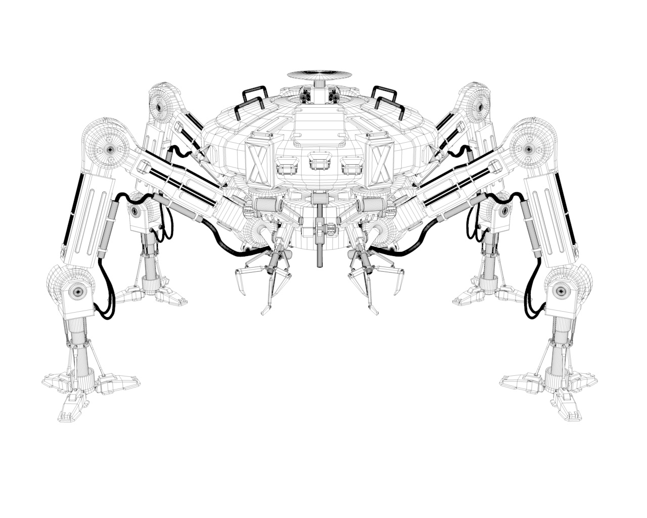 3d Model Of Robot 
