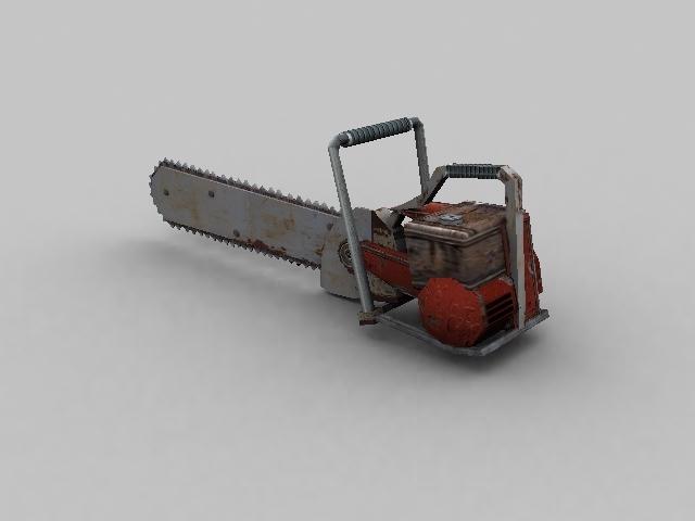 russian chainsaw friendship 3d max