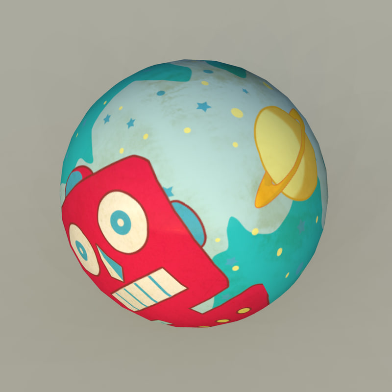 3d space ball toy
