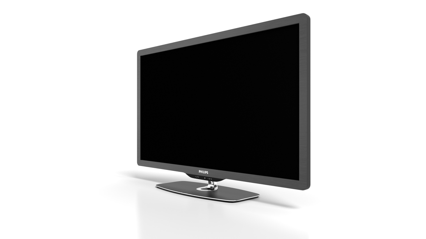 philips flat screen tv 3d model