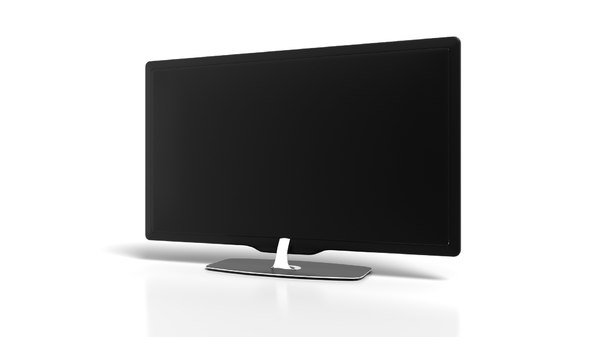 philips flat screen tv 3d model