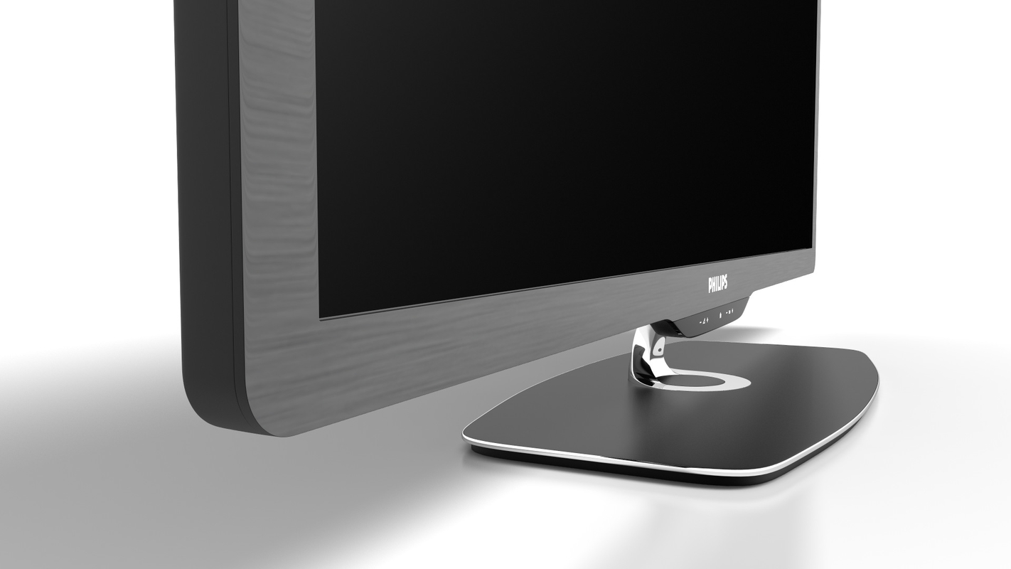 philips flat screen tv 3d model