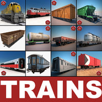 3d model train