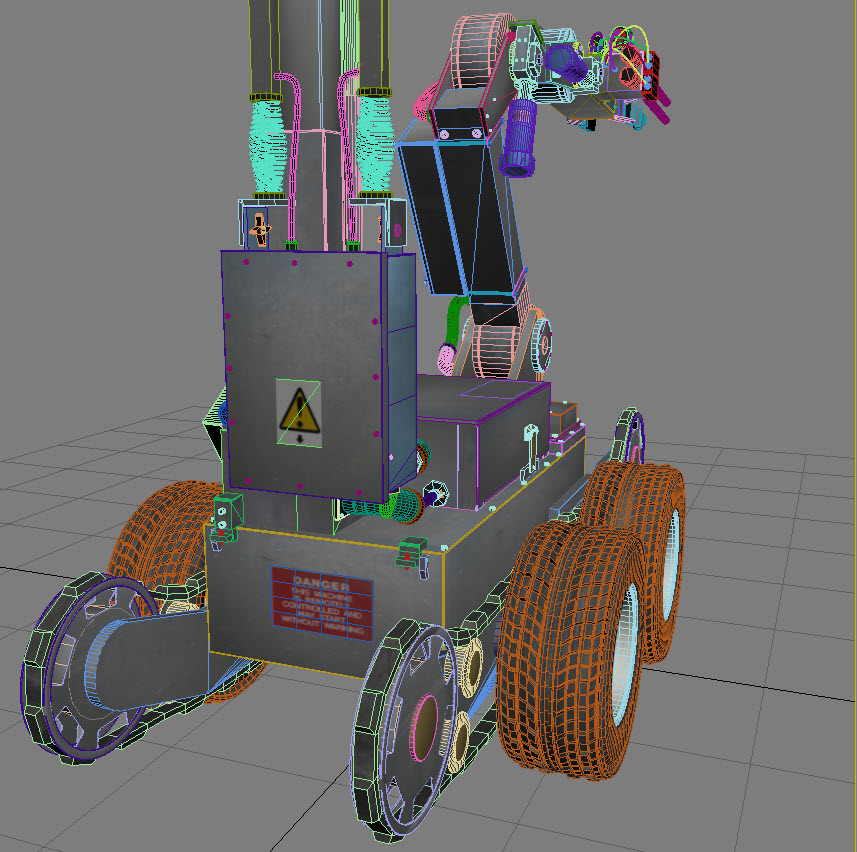 3d bomb squad robot model