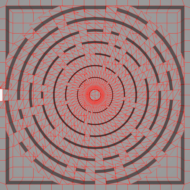 circle labyrinth 3d model