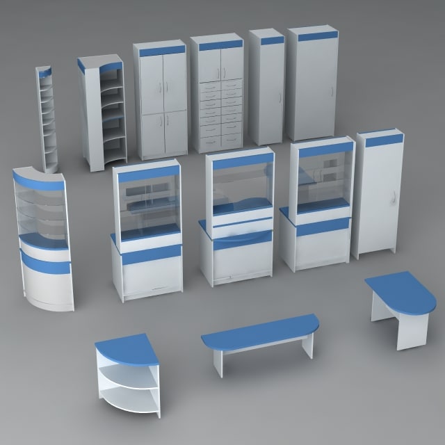 3d model pharmacy pack