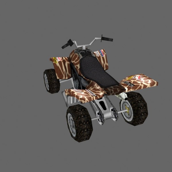 3d model atv