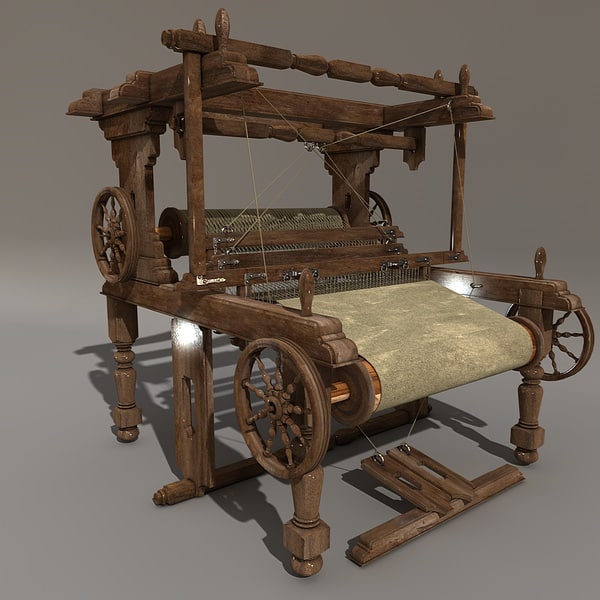 weaving loom 3d model