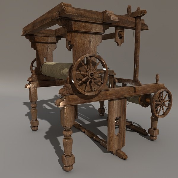 weaving loom 3d model
