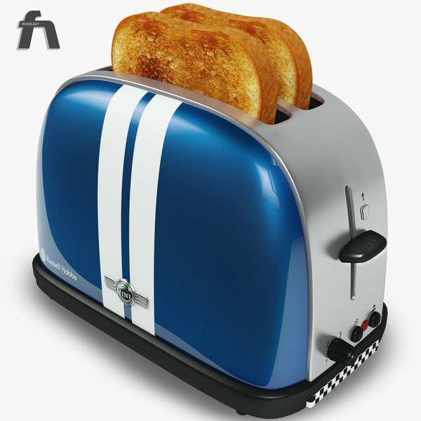 3d model toaster toast