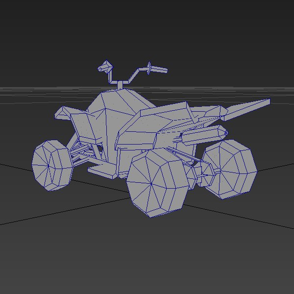 3d model atv