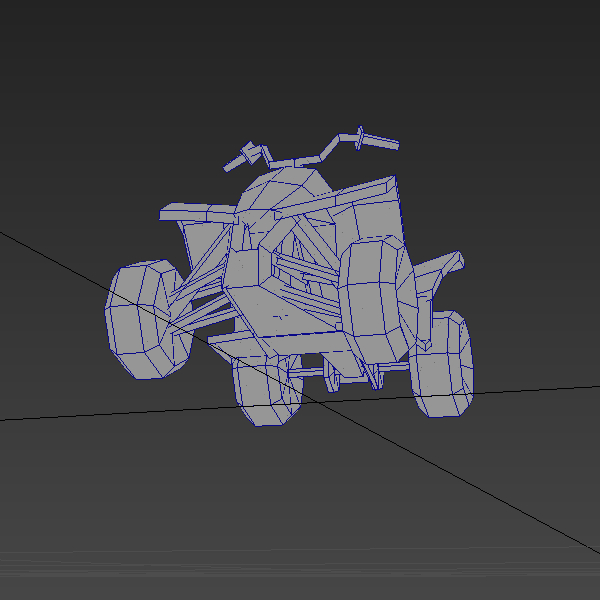 3d model atv