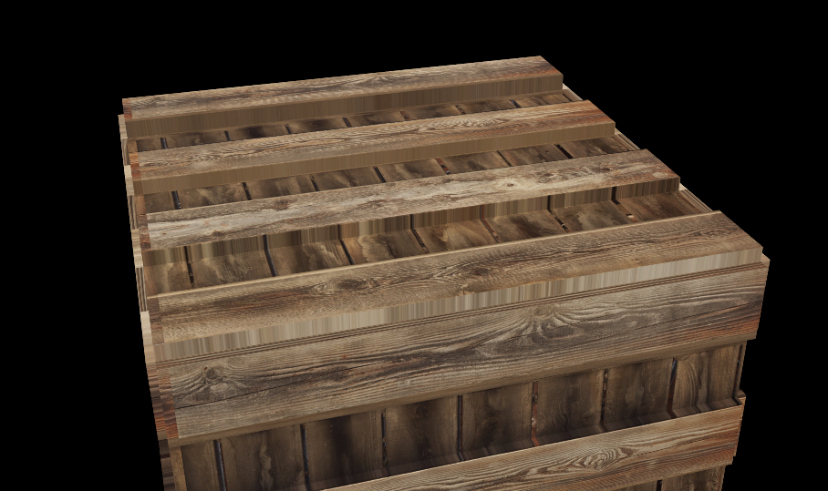 3ds max wooden box