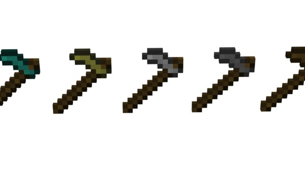 hoes minecraft 3d 3ds