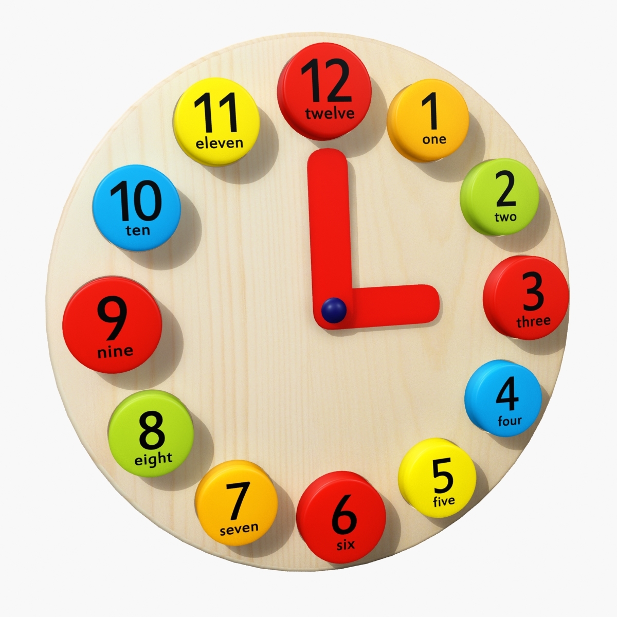kid clock 3d model