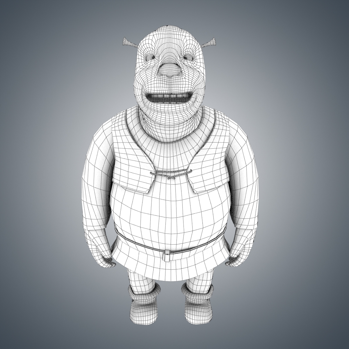 shrek 3d model