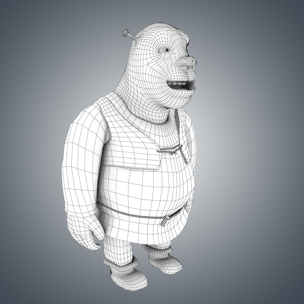 shrek 3d model