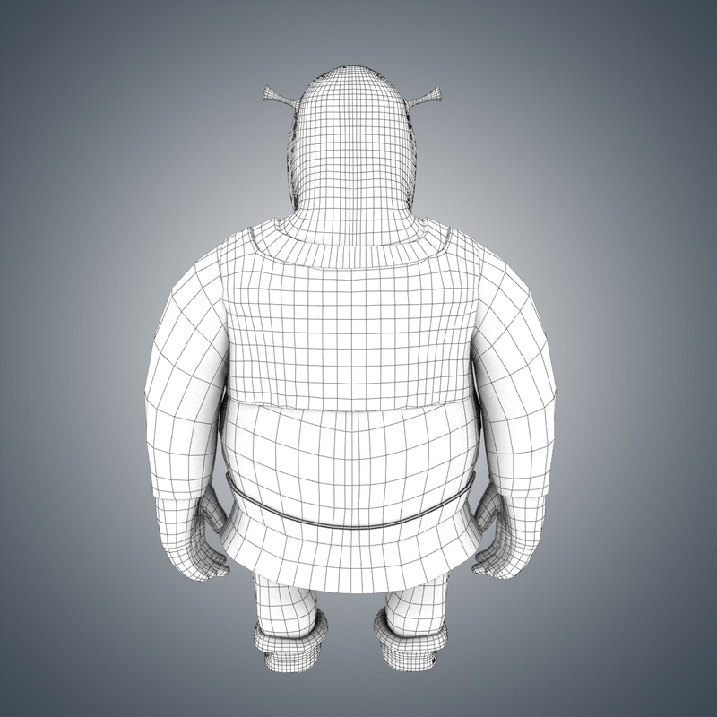 shrek 3d model