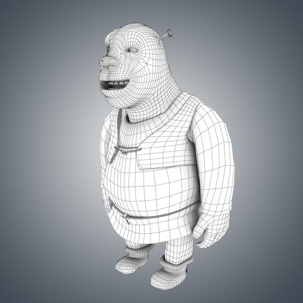 shrek 3d model