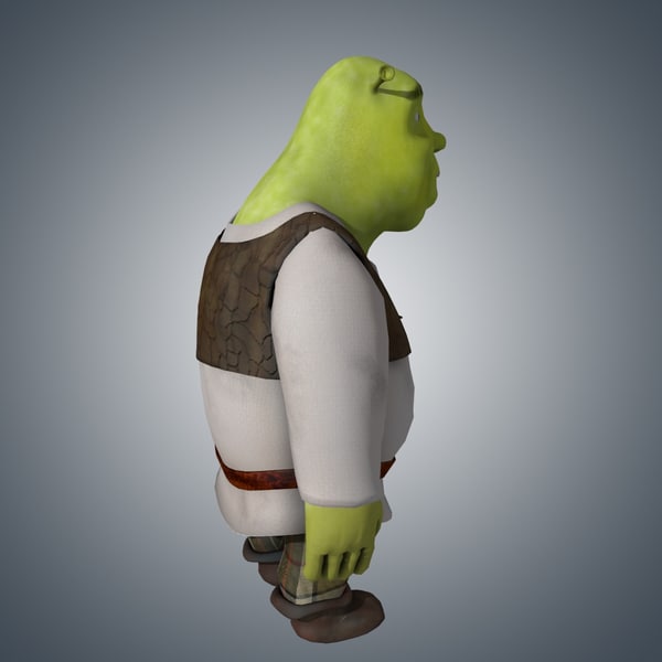 shrek 3d model