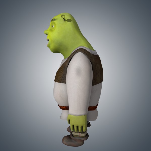 shrek 3d model