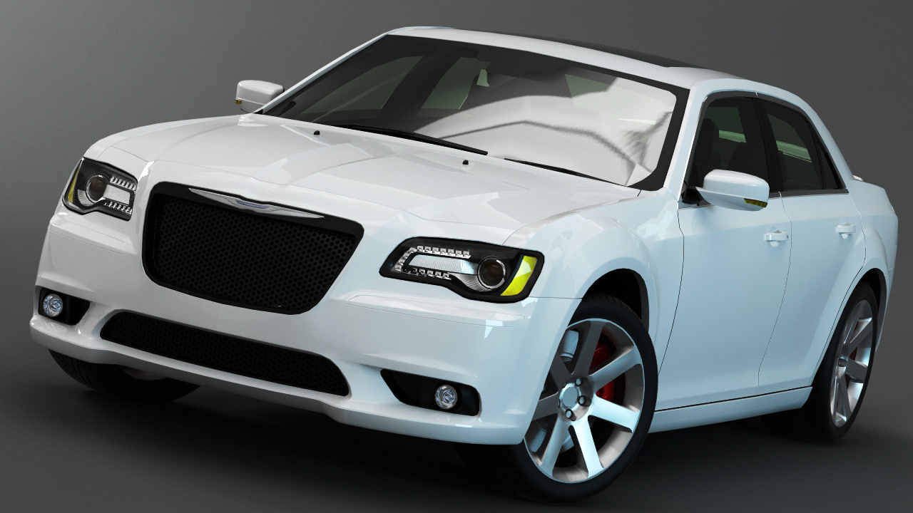 3d model chrysler 300c srt8 2012