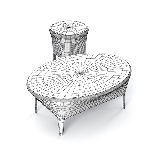 dedon tango coffee 3d model