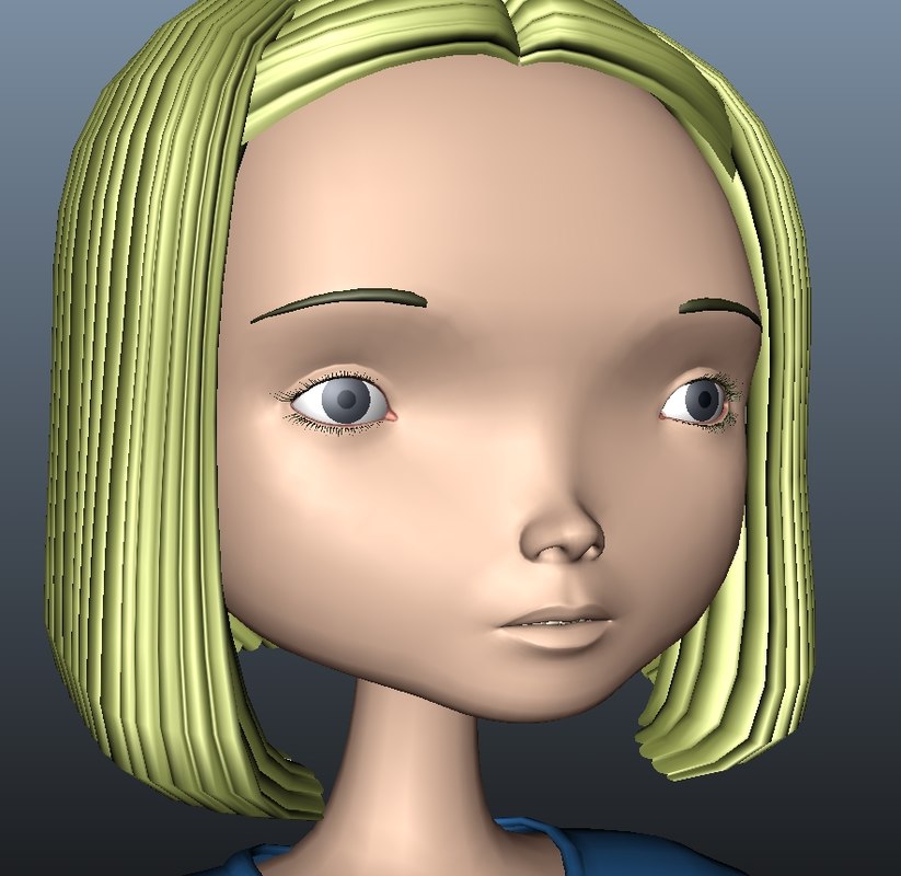 3d toon character
