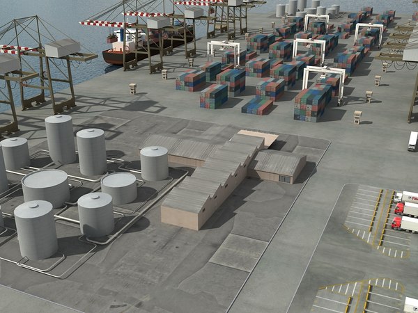 3d port model