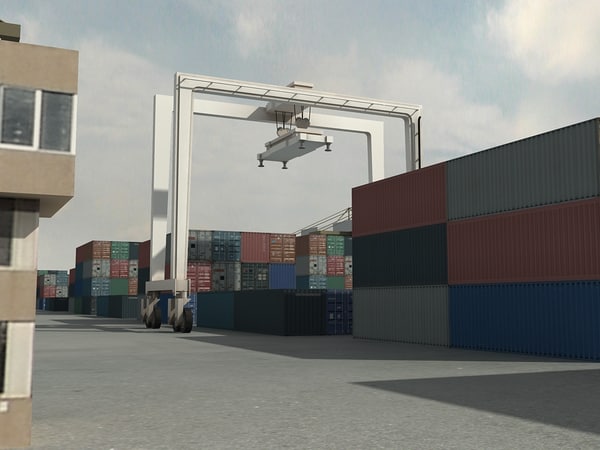 3d port model