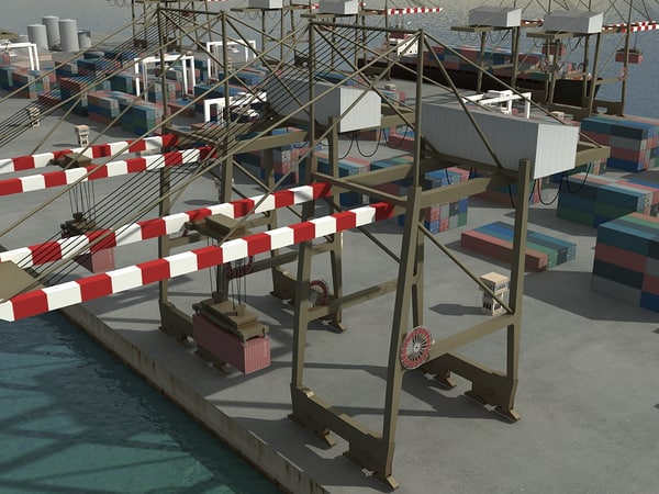 3d port model