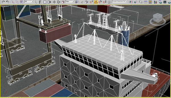 3d port model