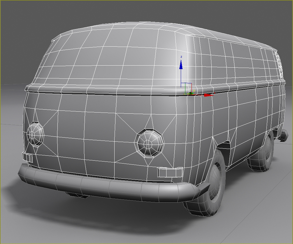 3d model volkswagen microbus