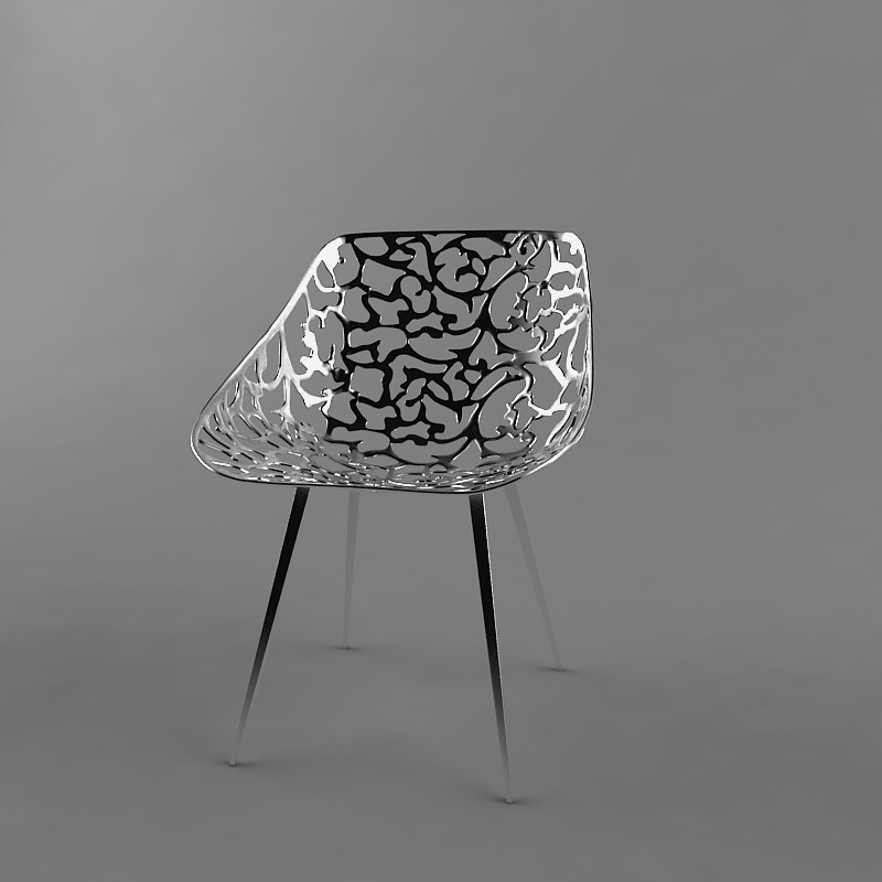 3d miss lacy chair designer model
