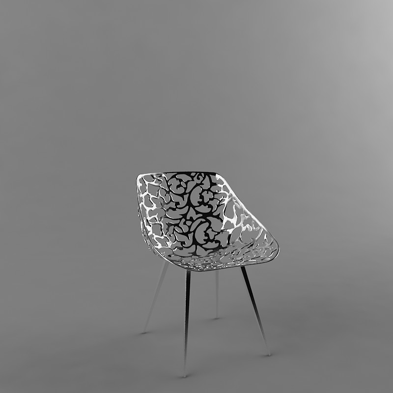 3d miss lacy chair designer model