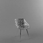 3d miss lacy chair designer model