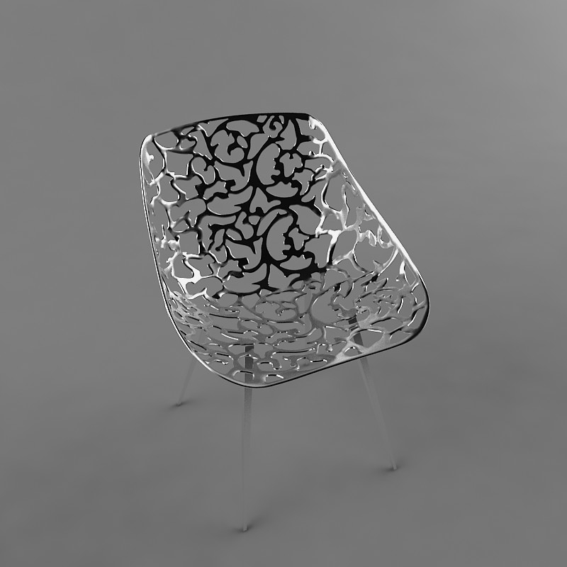 3d miss lacy chair designer model