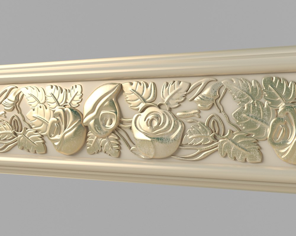 3d classical moulding 01 model