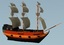 3d model pirate ship