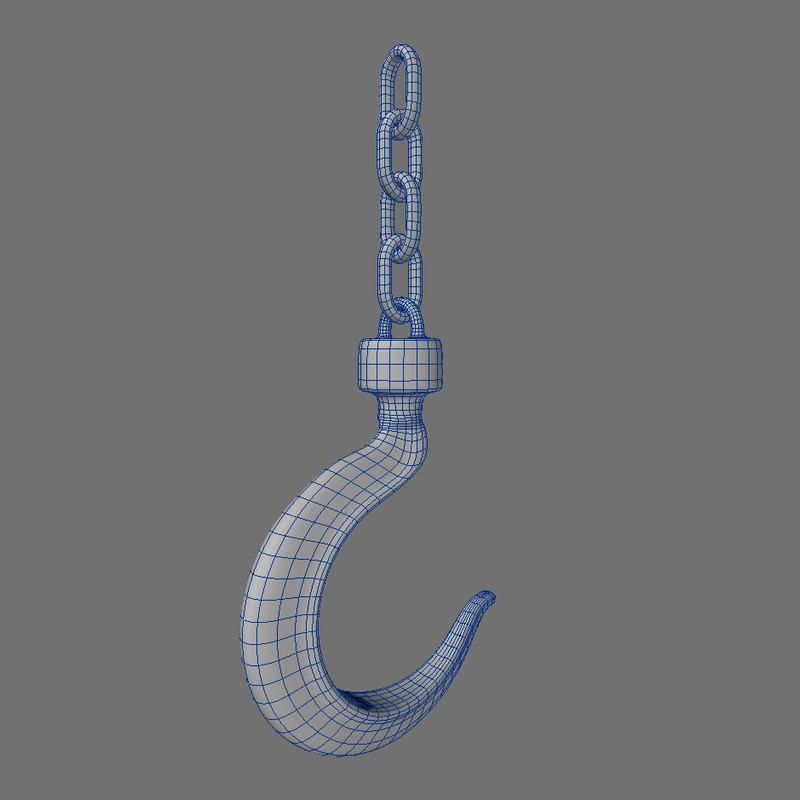 3ds max heavy industrial hook