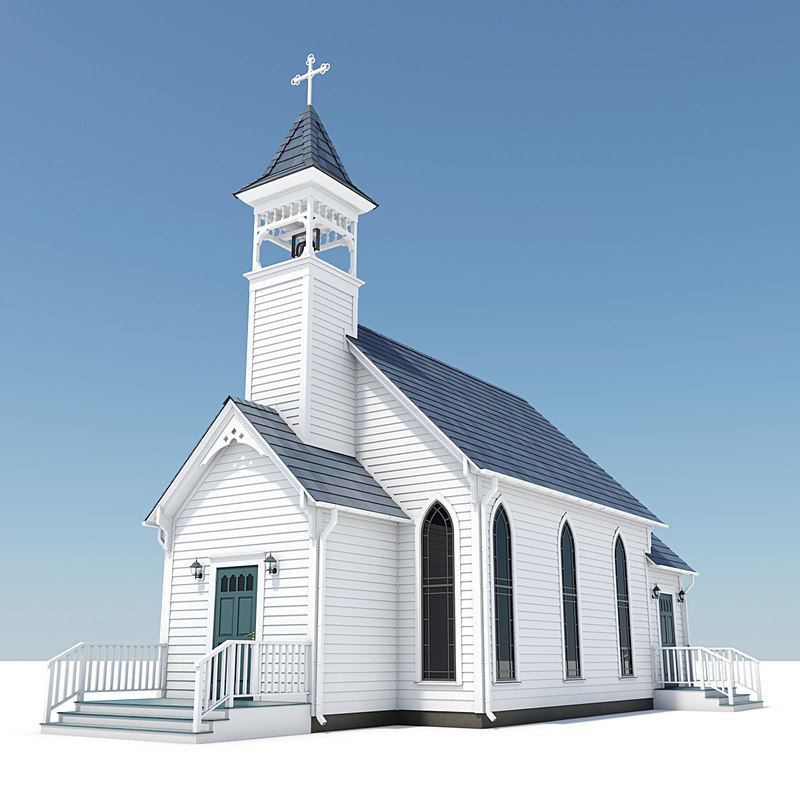 chapel 3d model