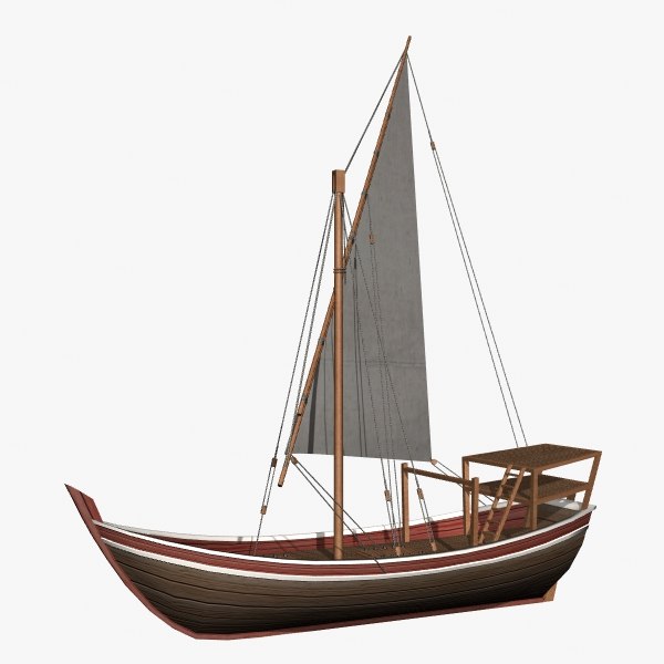 3d dhow model