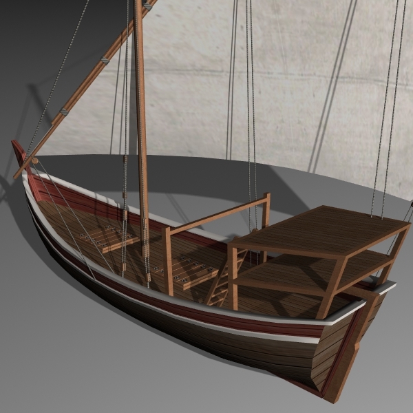 3d dhow model