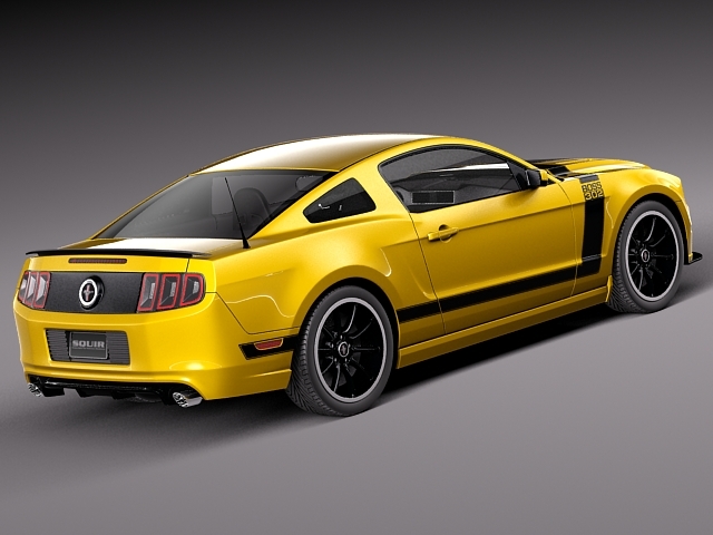 c4d mustang boss 302 2013