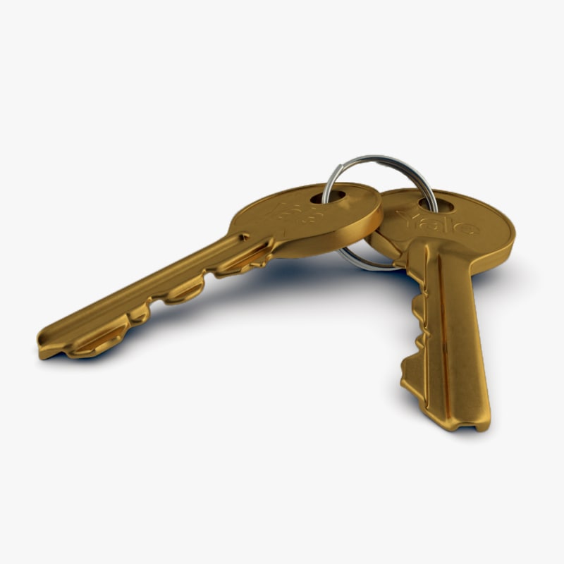 door key 3d model
